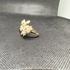 Jewelry | Double Finger Enamel Flower Ring | Poshmark